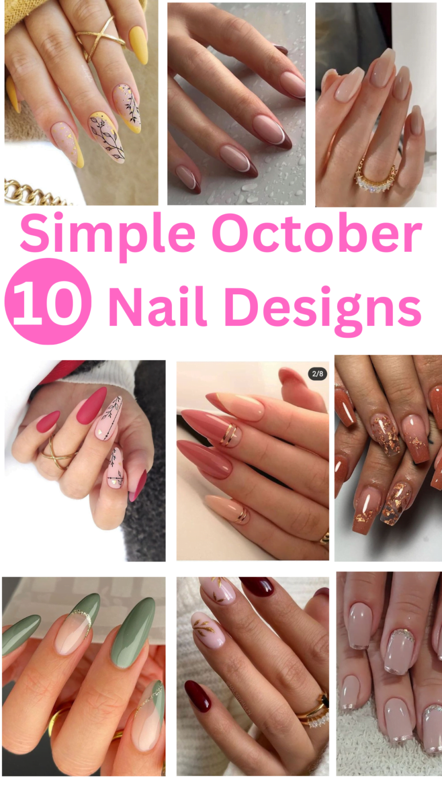 Simple October Nails: Must-Try Designs for a Stunning Fall Look
