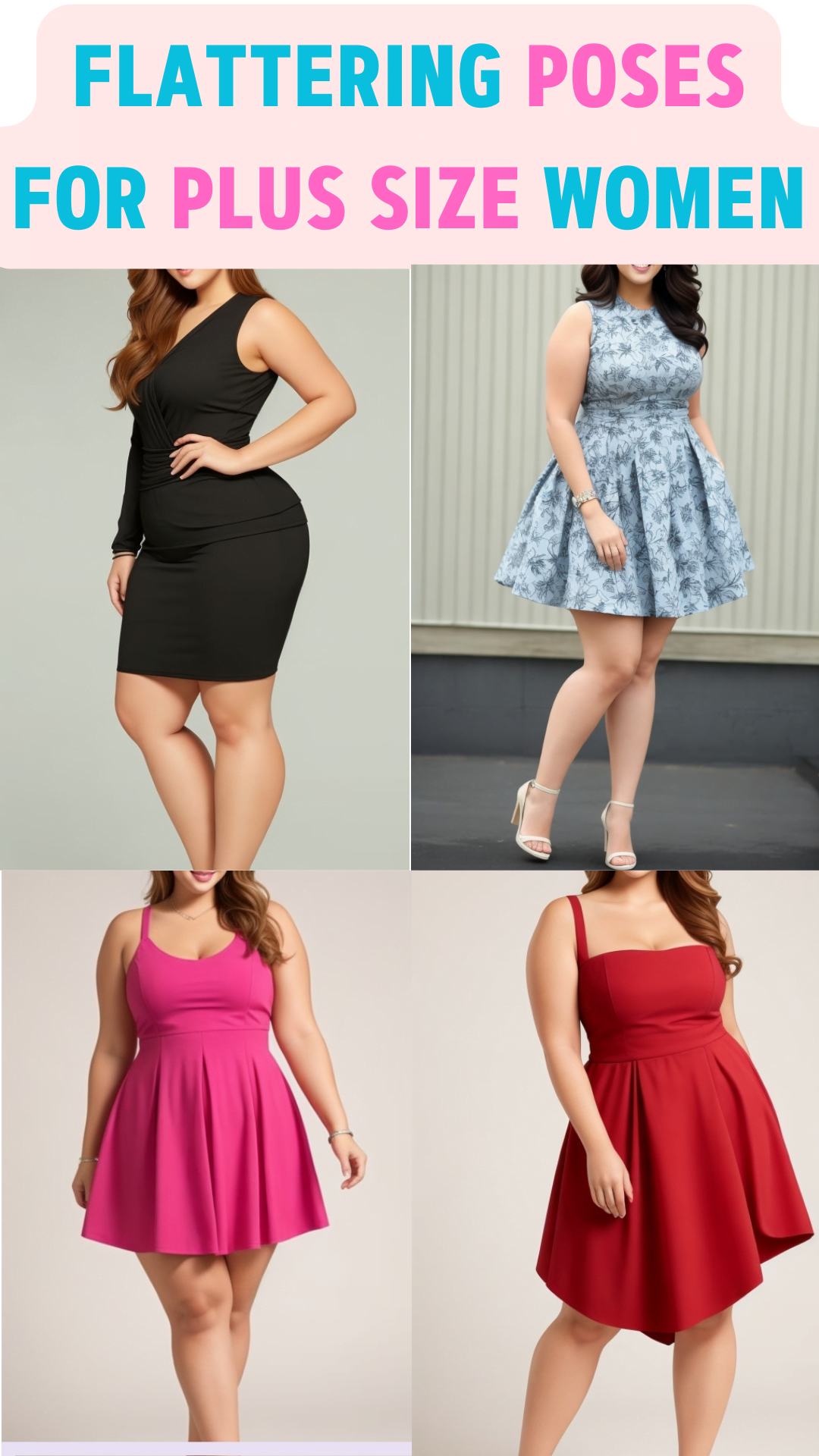 Flattering Poses for Plus Size Women