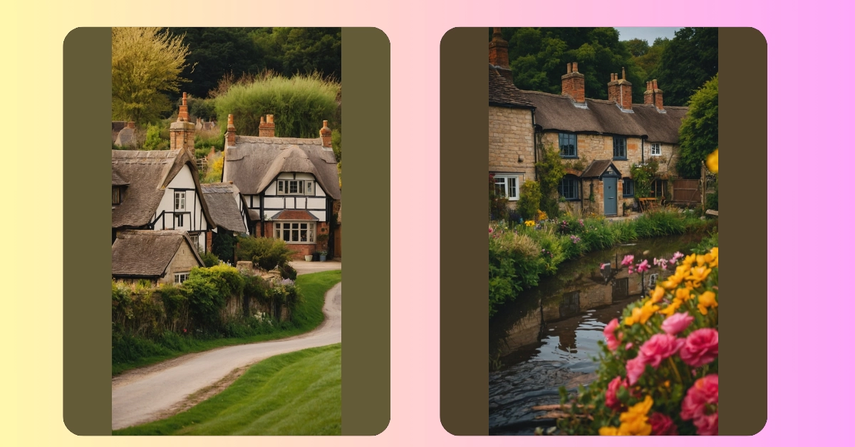 A Day in a Quaint English Village: Cottages, Churches, and Laughter