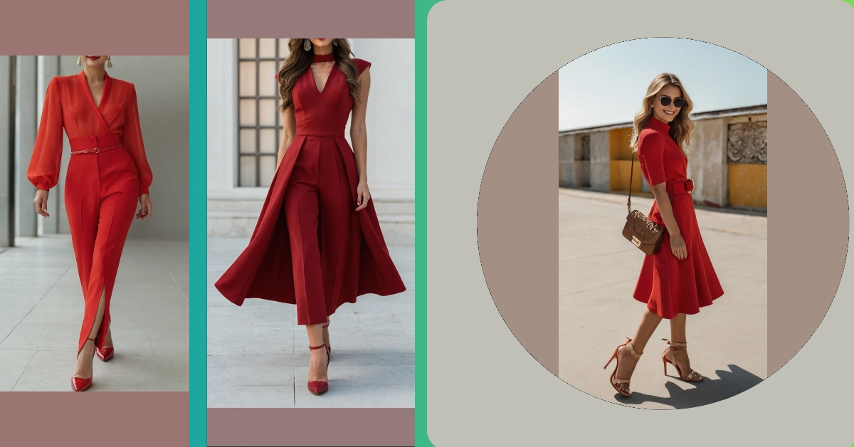 Red Alert: 15 Eye-Catching Women’s Outfit Ideas