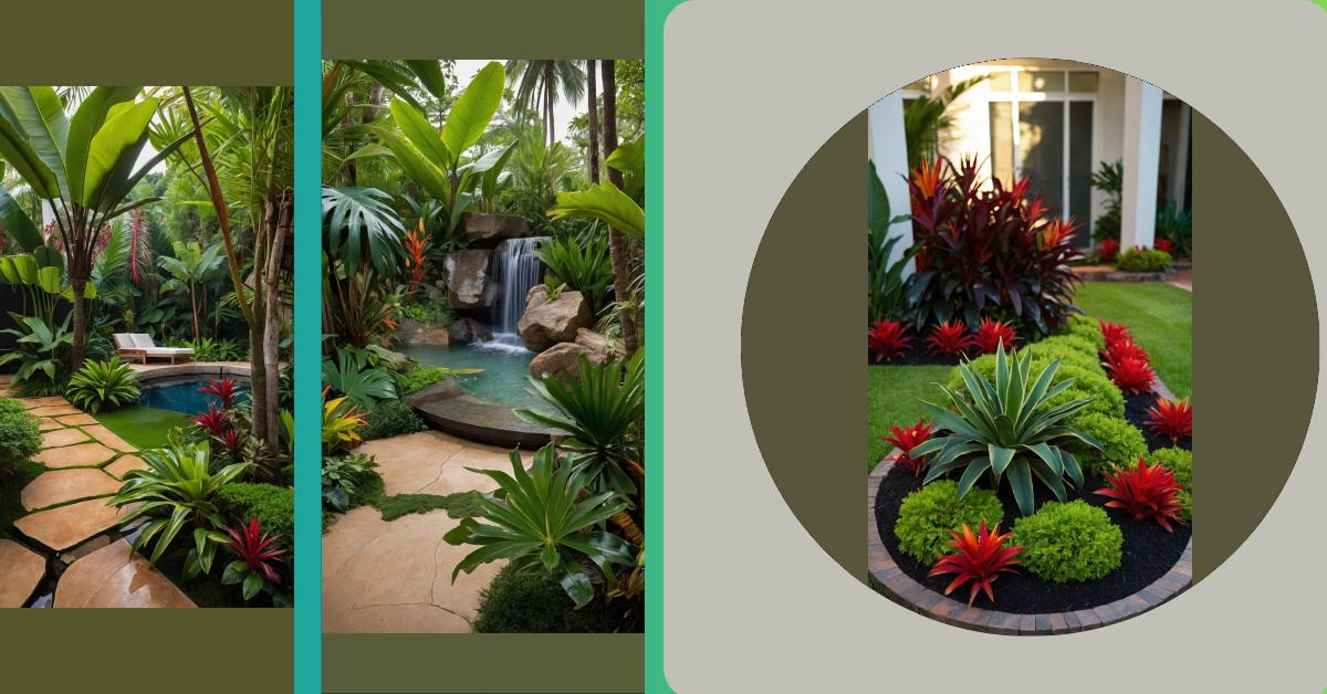 Tropical Vibes at Home: 13 Lush Landscape Design Ideas - Cheer Lives
