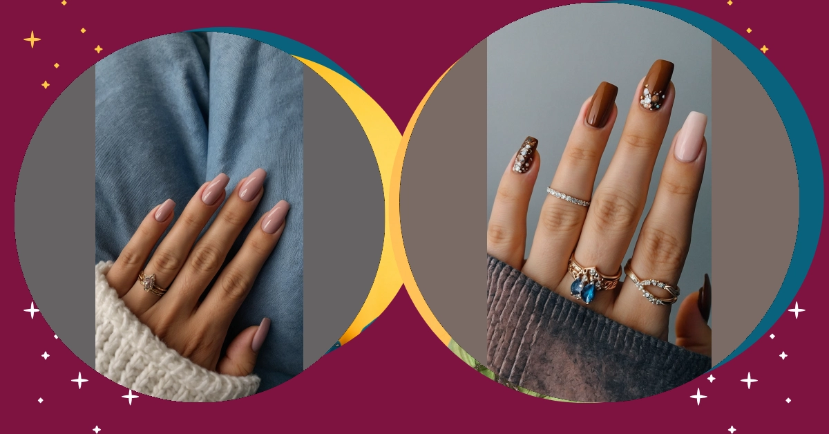 Innovative Art Designs: 15 Gel Nails Ideas for the Stylish Autumn