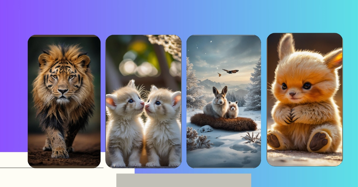 Whiskers and Widgets: 15 Cute Animal Wallpapers for Your Devices ...