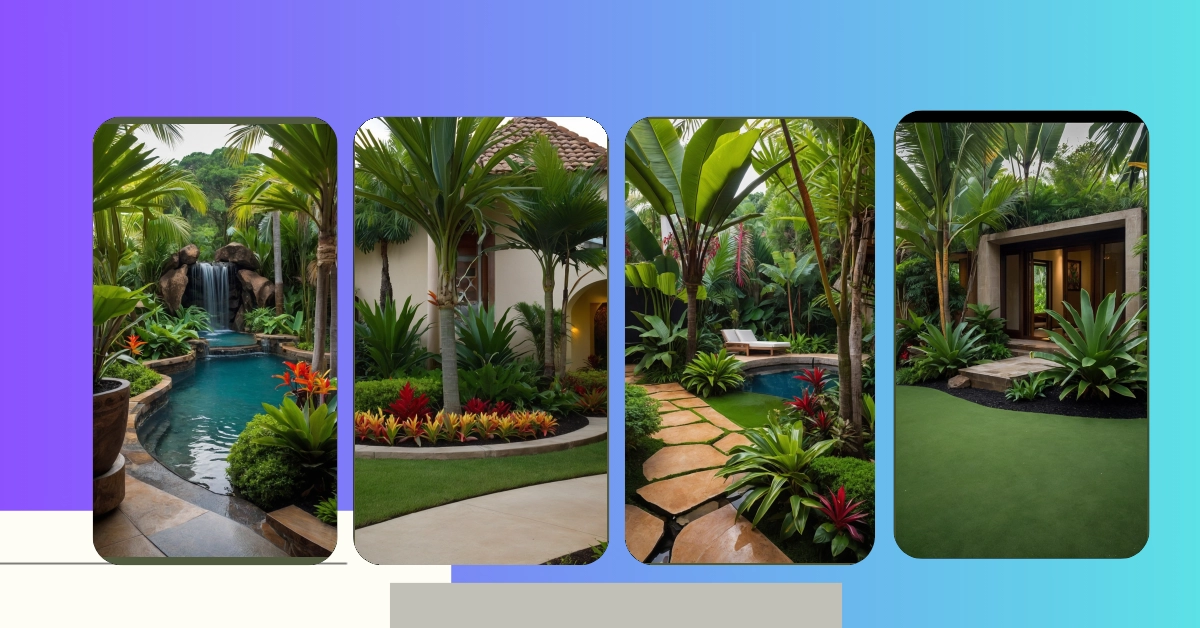 Tropical Oasis: 13 Lush Landscape Design Ideas for Your Home