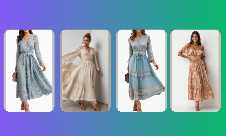 Flowy and Fabulous: 15 Maxi Dress Outfit Ideas for Fall - Cheer Lives