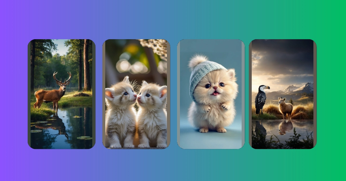 Furry Friends Galore: 15 Adorable Animal Wallpapers to Brighten Your Screen