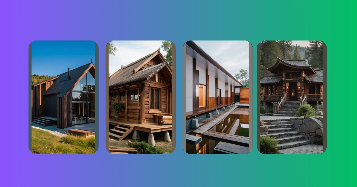 Exploring 15 Wooden House Designs: Where Modern Meets Ancient Charm