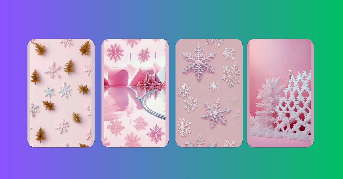 Deck the Screens: 13 Cute Pink Christmas Wallpapers for Your Gadgets ...