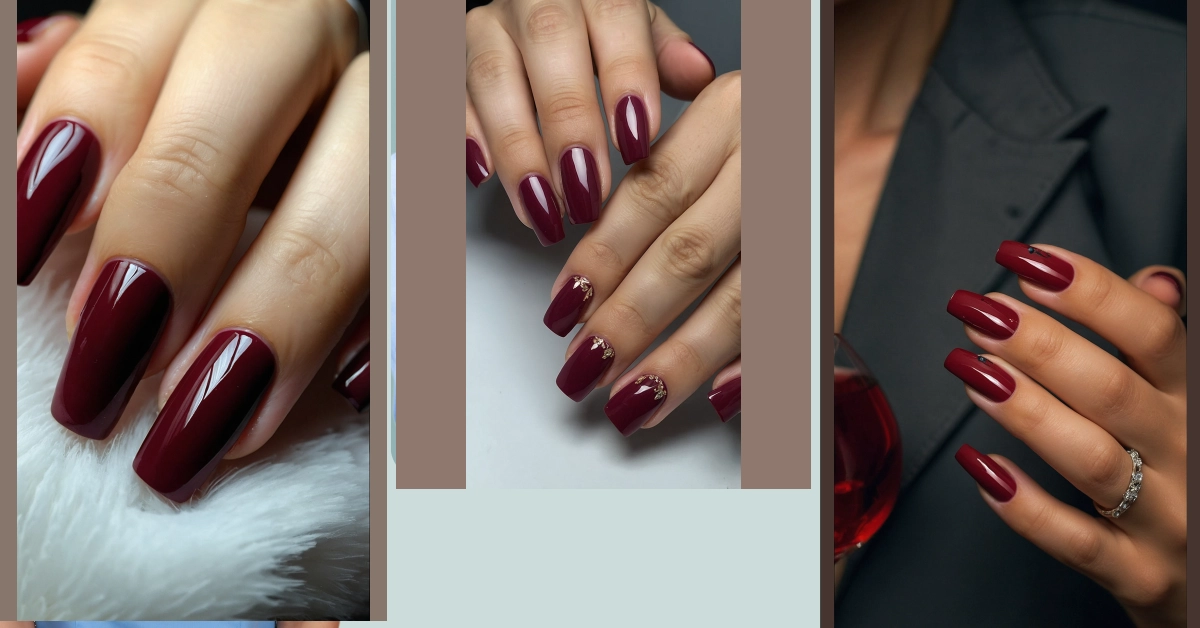 Wine and Dine Your Fingertips with These 17 Burgundy Nail Designs
