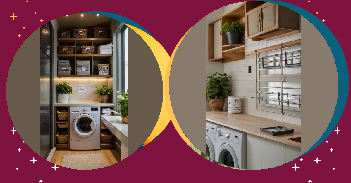 Stylish and Functional: 17 Ideas for Your Corner Laundry Space