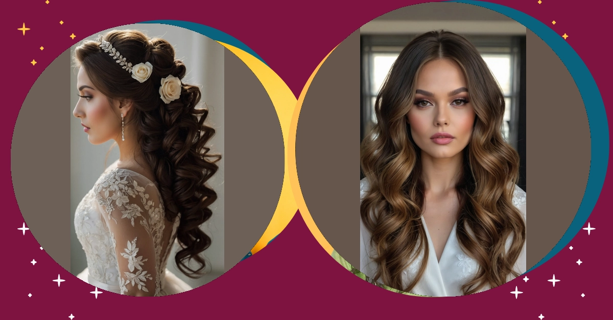 Discover the Top 19 Long, Flowing Curls Bridal Hairstyles