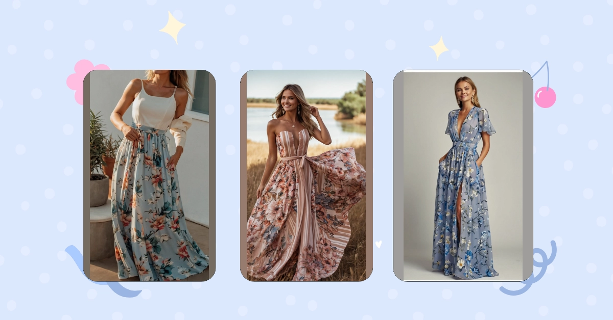 Find Your Floral Muse: 17 Maxidress Styles to Rock this Season