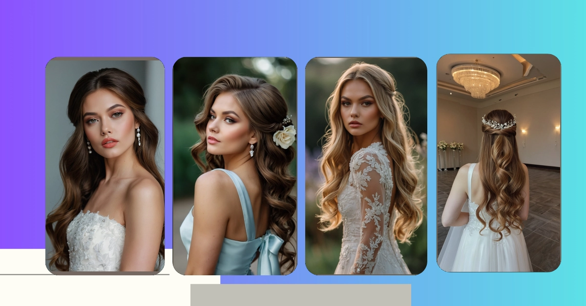 19 Enchanting Long, Flowing Curls Bridal Hairstyles That Wow