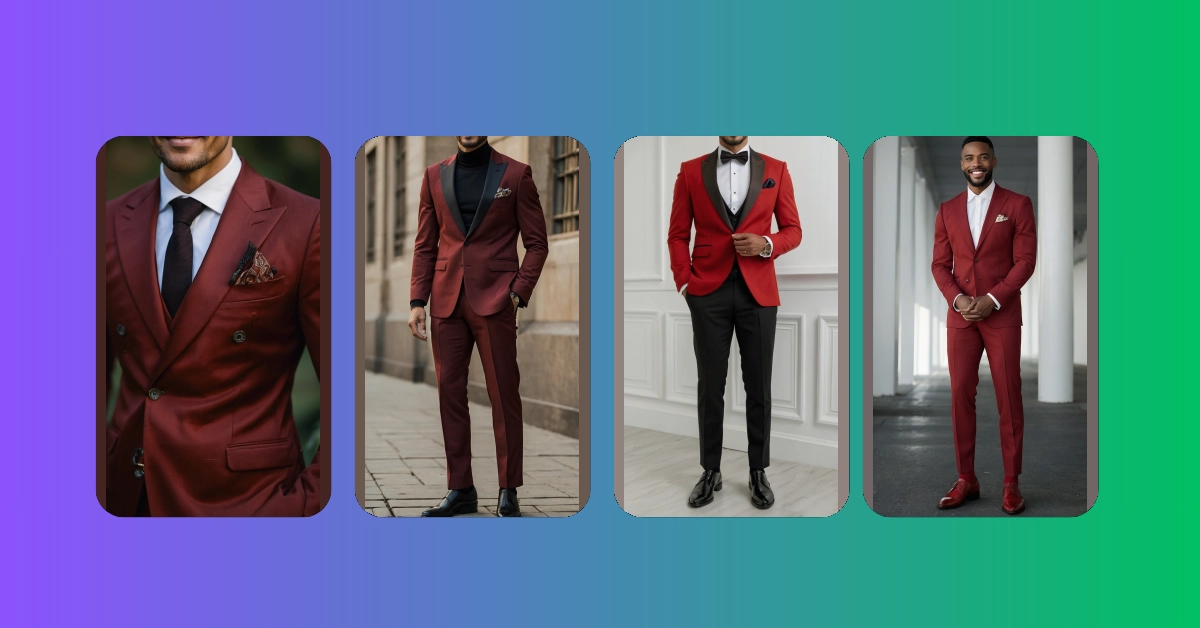 Steal the Show: 15 Red Suit Outfit Ideas for the Modern Man