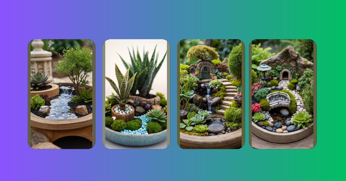 Discover the Fun of Miniature Gardens with These 18 Unique Ideas