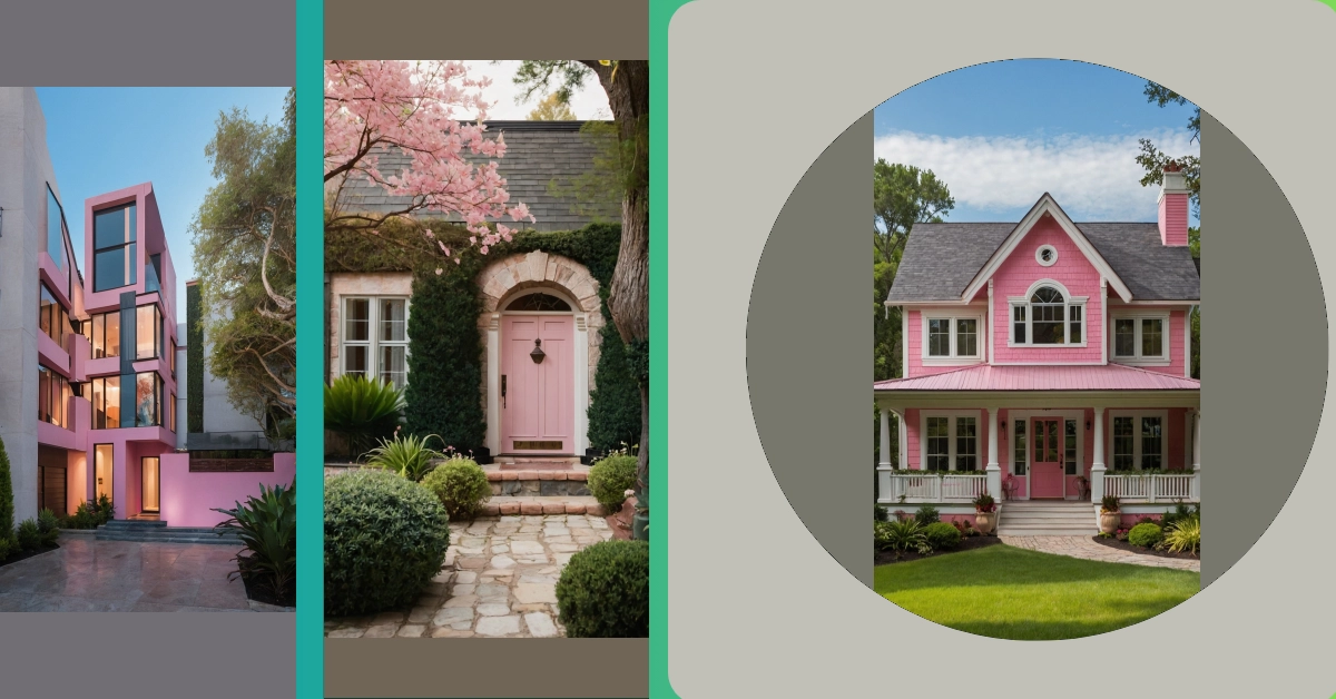 Pink Dreams: 18 Adorable House Exteriors to Inspire Your Next Project