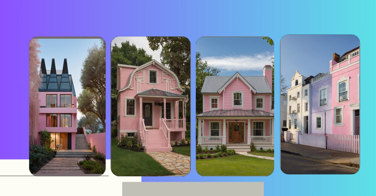 18 Adorable Pink House Exteriors That’ll Make You Say “Awww!”