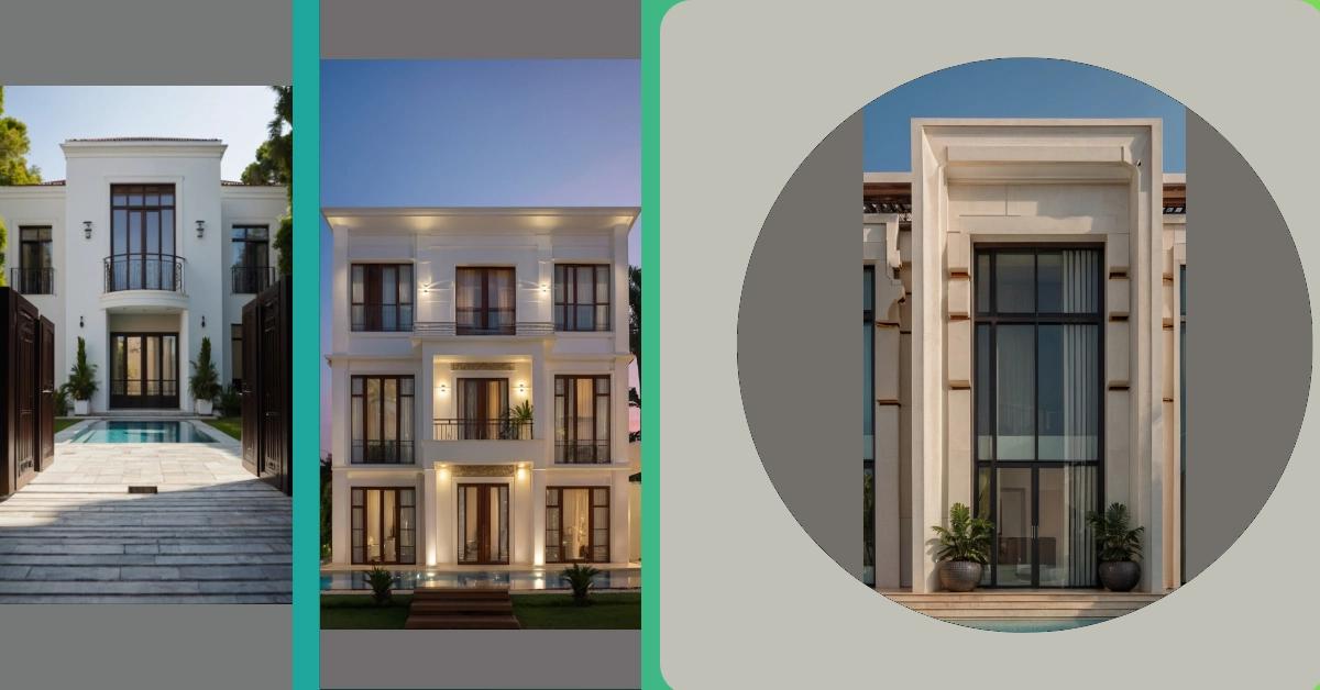 The Art of Luxurious Facades: 16 Ideas for Your Villa’s Entrance Design