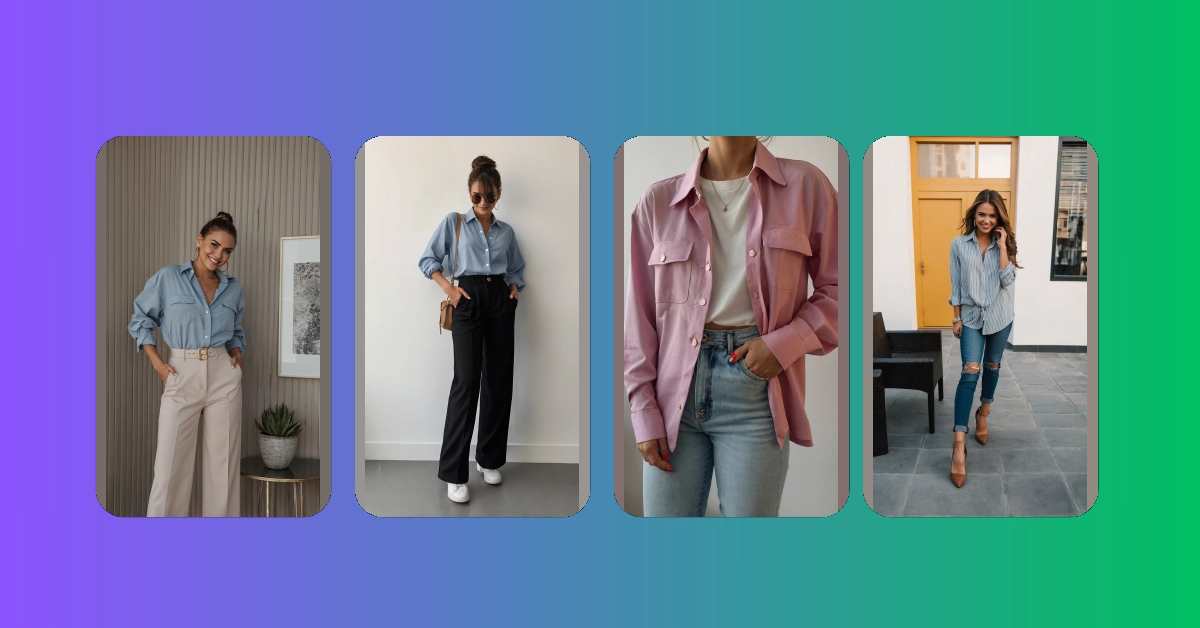 Casual Chic: 17 Shirt Outfits That’ll Make You Smile!